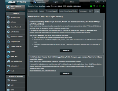 Traffic Analyzer Statistics showing no data (Asus RT-AX86U) on latest ...