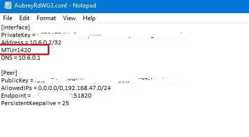 Wireguard MTU? | SNBForums