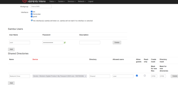 Invalid credentials error when trying to open network samba drive on ...