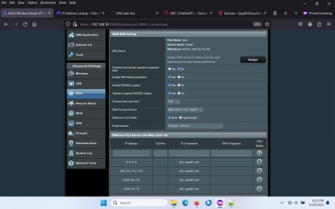 Quad 9 WAN DNS Settings | SNBForums