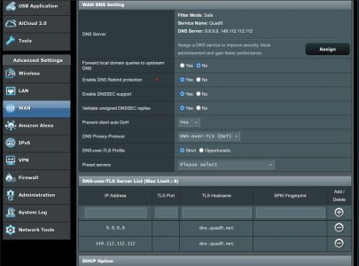 Quad 9 WAN DNS Settings | SNBForums